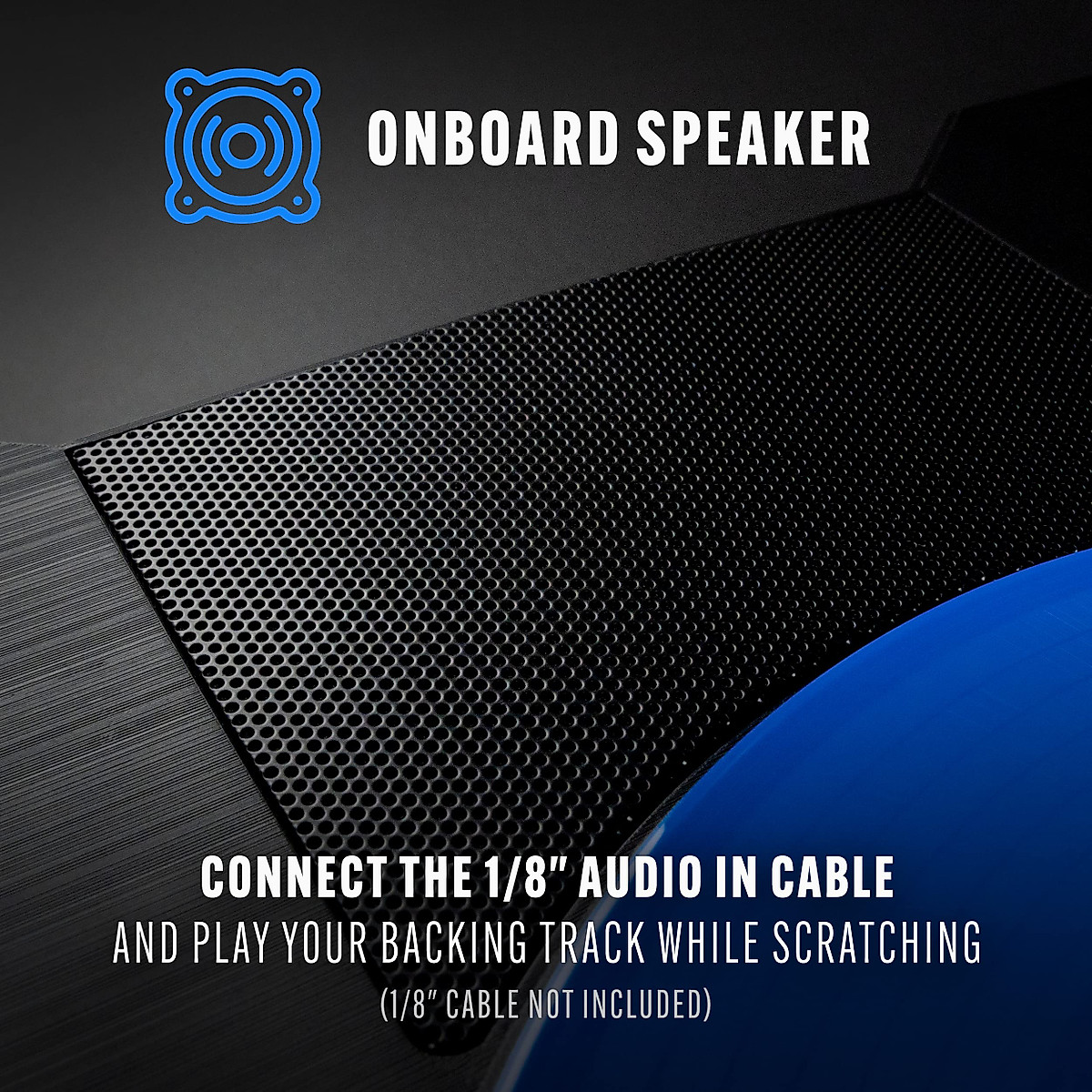 Stanton STX - Portable Scratch DJ Turntable with Innofader Nano Crossfader, Bluetooth, Pitch Slider, USB Recording, Speaker, 2 Rechargeable Batteries