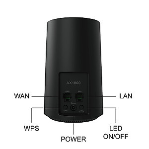 AZORES WiFi 6 Whole Home Mesh WiFi System Wireless Router AX1800-2 Pack, Dual Band AX Router, Beamforming, OFDMA, MU-MIMO, Parental Controls