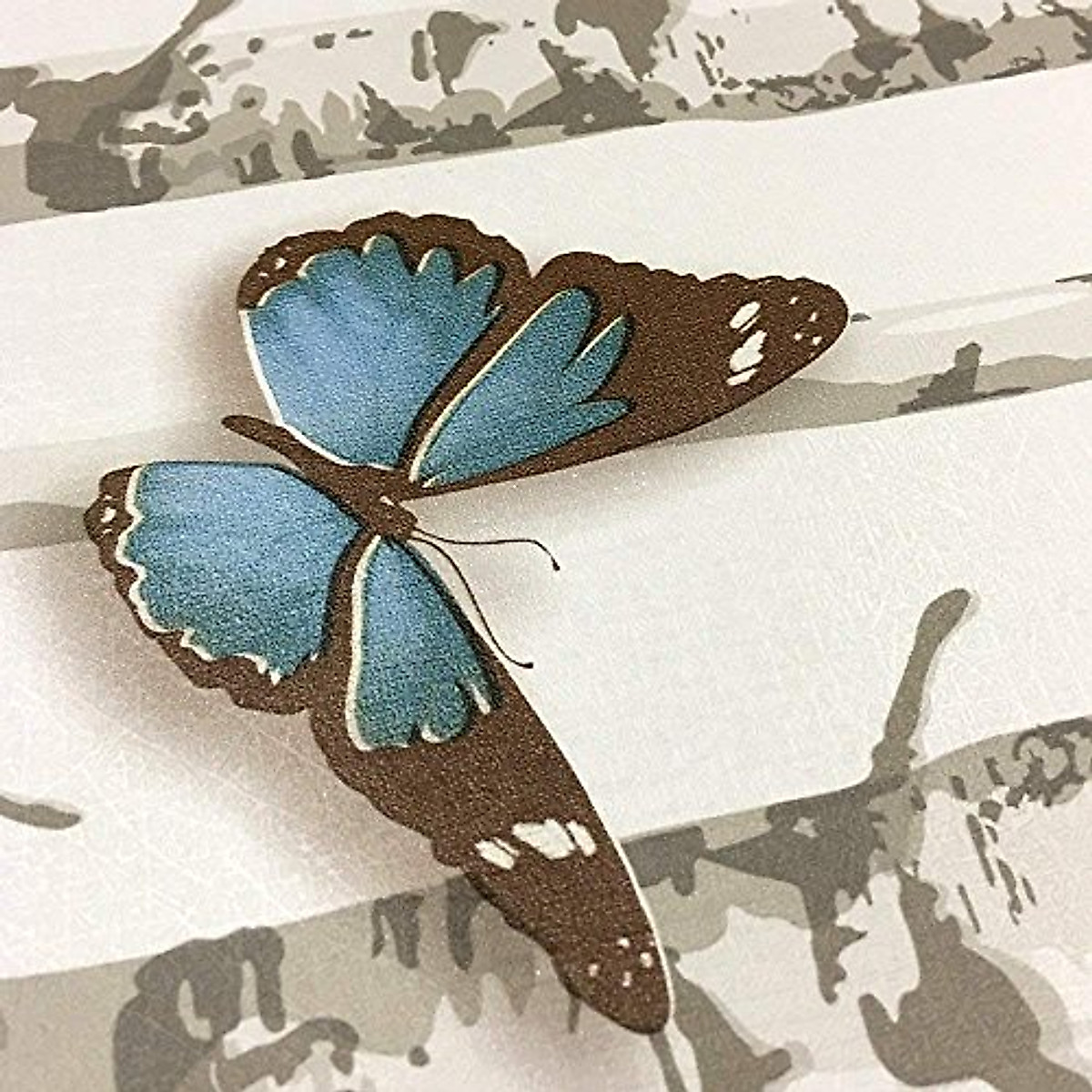 LIFAVOVY Peel and Stick Wallpaper Removable Sticker Wall Paper Decorative Colorful Butterfly Self Adhesive Shelf Liner Roll 17. 7 INCH x 32.8 FT