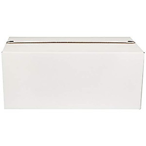 Amazon Basics Medium Duty Storage Filing Boxes with String & Button Closure - Pack of 12, Letter Size