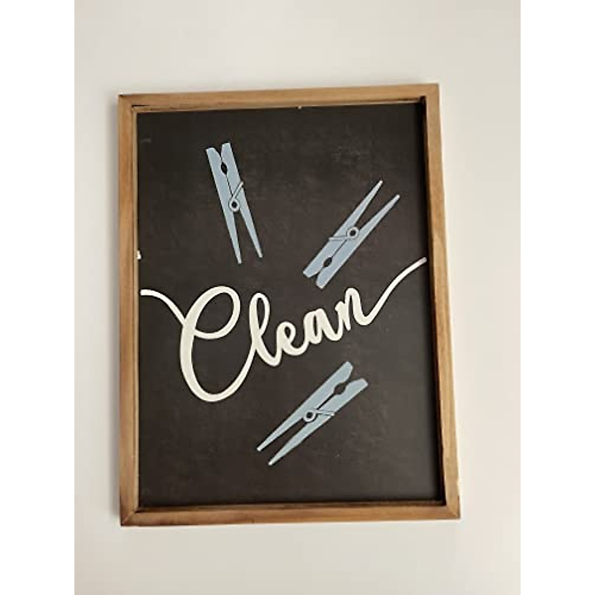 Laundry room decorative signage "clean" (Farmhouse)
