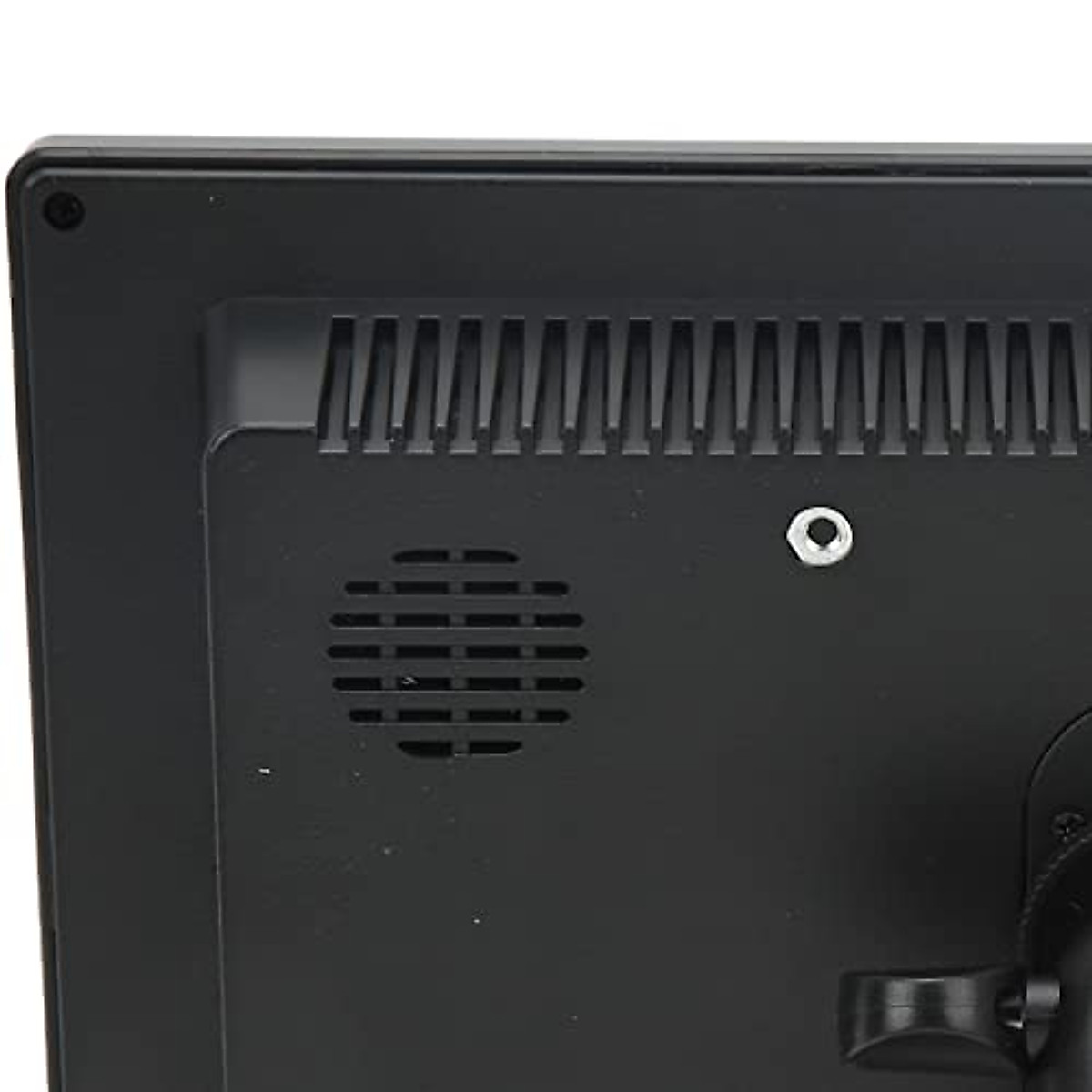 Kufoo Portable Monitor, 10.1 Inch TFT LCD Monitor Remote Control Dual Speakers for Bedroom for Bedside Table (US Plug)