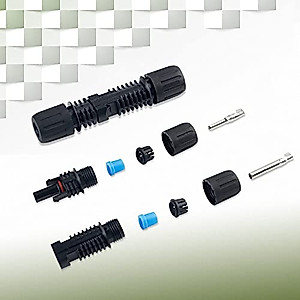 HQST 10 Pairs Solar Connectors Male/Female IP67 Waterproof Solar Panel Cable Connectors