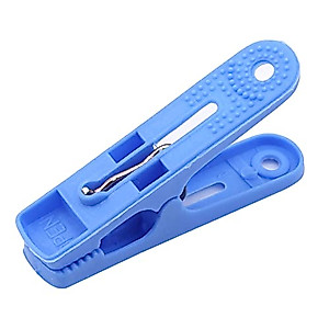 Rexcp 20 Pack Colorful Plastic Clothespins Small, Sock Clip Laundry Clothes Pins Clips, 4 Colors Clothes Drying Line Pegs for Kitchen Outdoor Trip