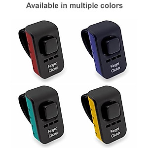 Educator Dog Training Finger Clicker with Audible Sound for Positive Reinforcement, Behavior and Obedience Pet Trainer, Blue