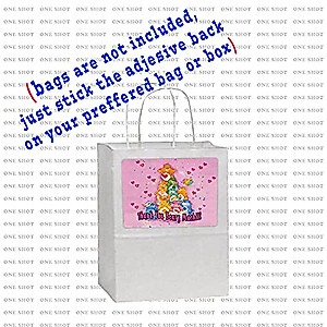 One Shot Care Bears Party Favors Supplies Thank You Stickers ONLY