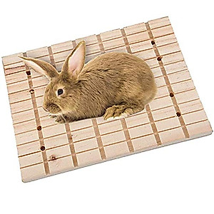 Bunny Toys Rabbit Foot Pad Chinchilla Guinea Pig Scratching Wood Board