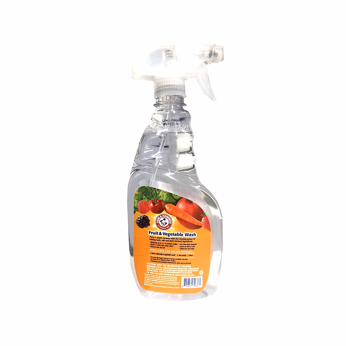 Arm & Hammer Fruit & Vegetable Wash, Produce Wash, Produce Cleaner, 16.9oz Spray, Pack of 1