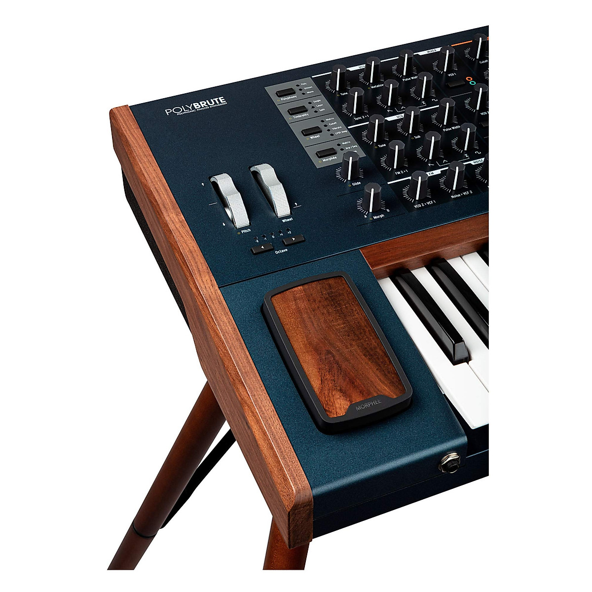 Arturia PolyBrute 6-Voice Polyphonic Morphing Analog Synthesizer Natural Wood