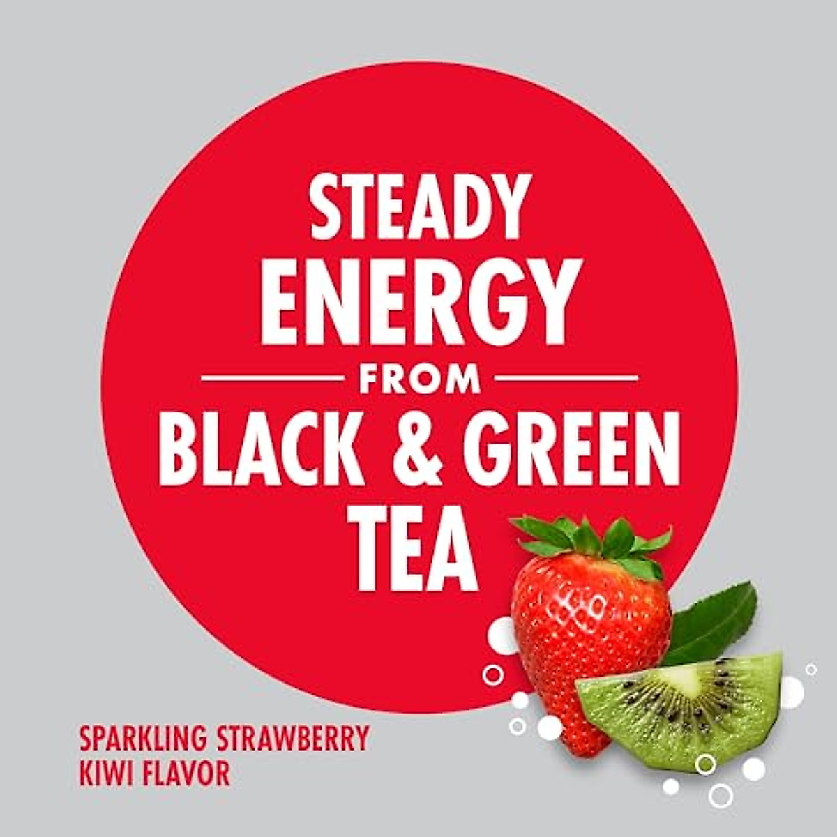 V8 +Energy Sparkling Strawberry Kiwi Juice Energy Drink, 11.5 fl oz Can (4 Pack)