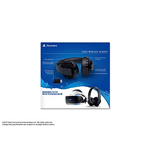 PlayStation Gold Wireless Headset - PlayStation 4 (Renewed)