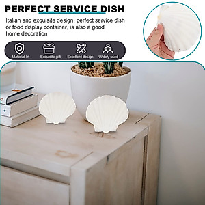 10 Pcs Natural Baking Sea Shells, 5 Inch Baking Shells, Scallop Shells for Serving Food (Random Color)