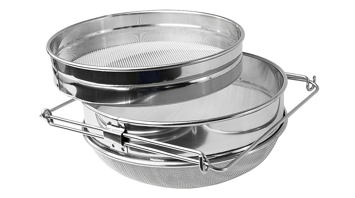 VIVO Stainless Steel Double Sieve Honey Strainer Filter