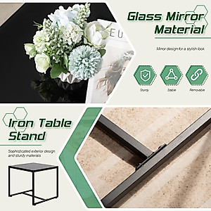 Homall Balcony 3 Piece Furniture Table Garden Backyard Outdoor Patio Use Porch Chairs Cushioned PE Wicker Bistro Set Rattan (White)