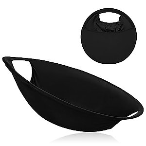 Bloss Pop-up Laundry Basket, Foldable Laundry Hamper, Laundry Bag for Easy Storage and Movement of Washing Machine Clothes(Black)