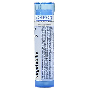 Boiron Carbo Vegetabilis 6C (Pack of 5), Homeopathic Medicine for Bloating and Gas