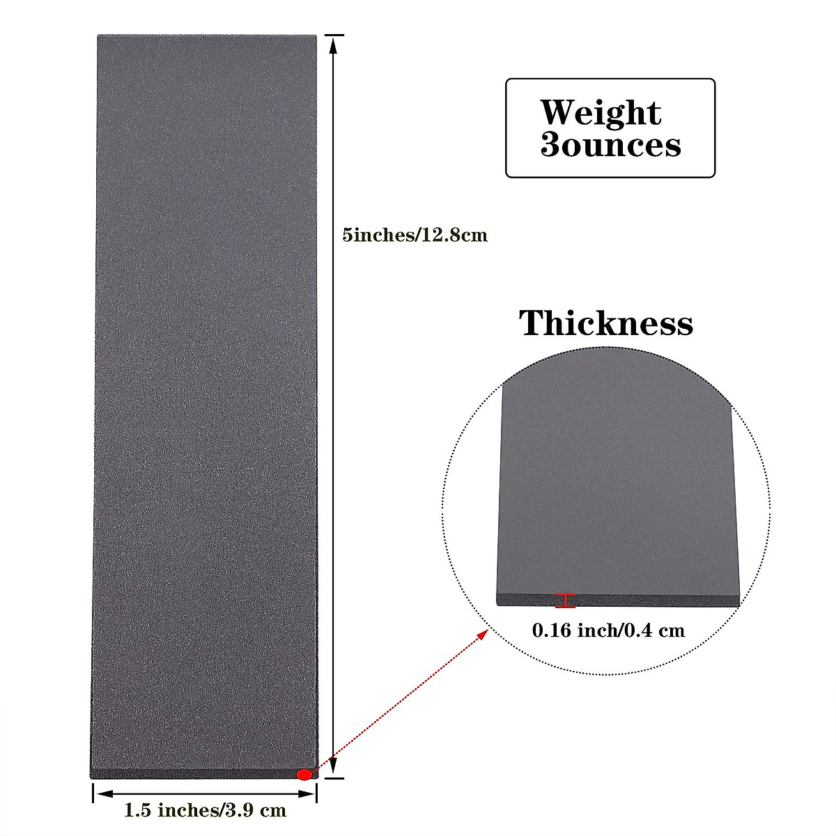 Ruisita 3 Ounce Stick On Flex Weight Cuttable Flexible Tape Weight Pinewood Car Stick-on Flex Weight to Optimize Your Car for Speed