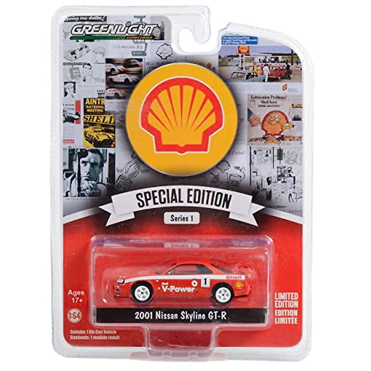 Greenlight 41125 Shell Oil Special Edition Series 1 Complete Set of Six (6) Diecast Models 1:64 Scale