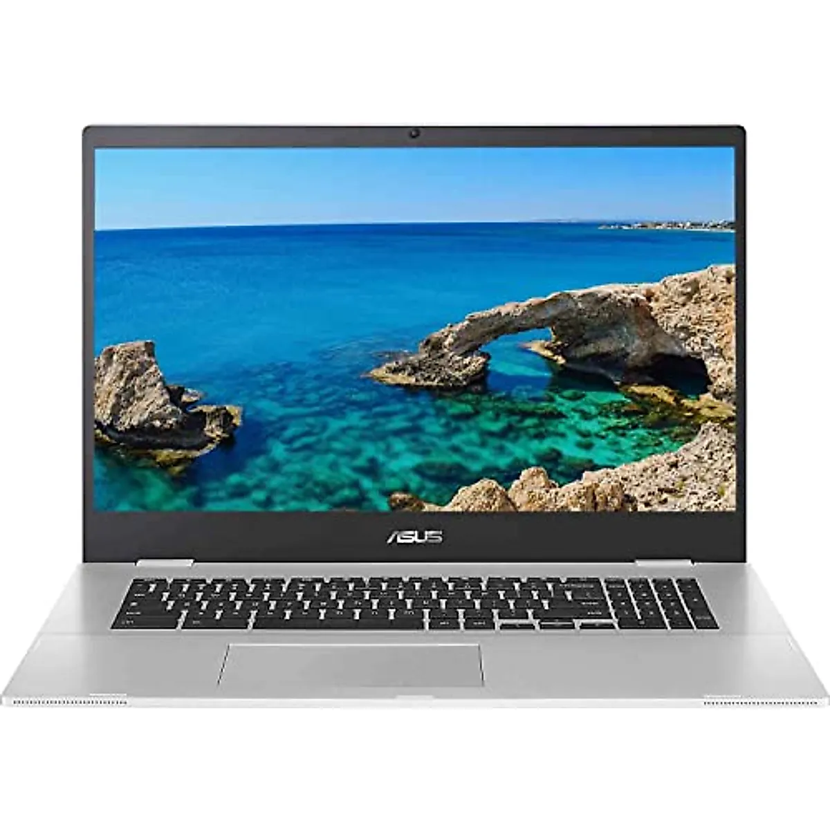 ASUS 2022 Chromebook 17.3 Inch FHD Laptop, Intel Celeron N4500 Up to 2.8Ghz, 4GB DDR4 RAM, 128GB Storage, USB C, Wifi6, 17hours Battery Life, Bluetooth5.2, Webcam, Chrome OS