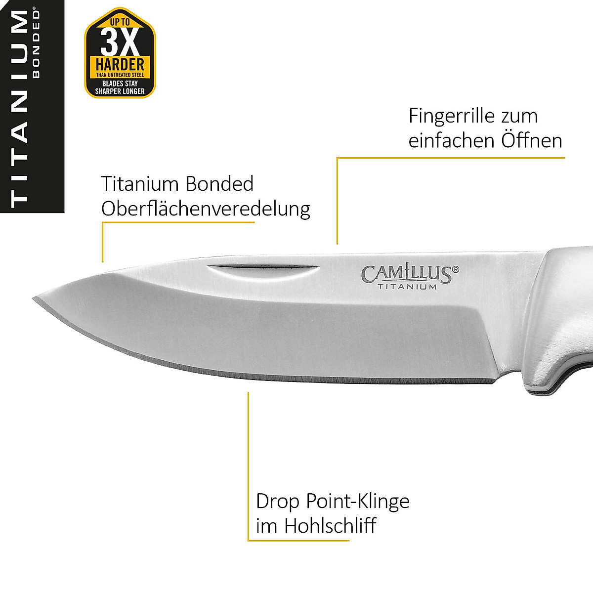 Camillus THE CLASSIC LOCK BACK / 7.25" OVERALL / 3.25" DROP POINT BLADE / 440SS