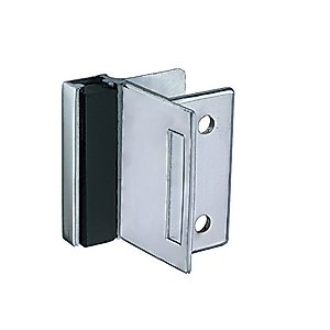 Harris Hardware TP5110-I Strike & Keeper Die Cast Zamac Chrome Plated Square Edge Partition with 1-1/4" Partition Thickness