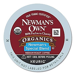 Newman's Own Organics Keurig Single-Serve K-Cup Pods Special Blend Medium Roast Coffee, Fair Trade Certified, 24 Count