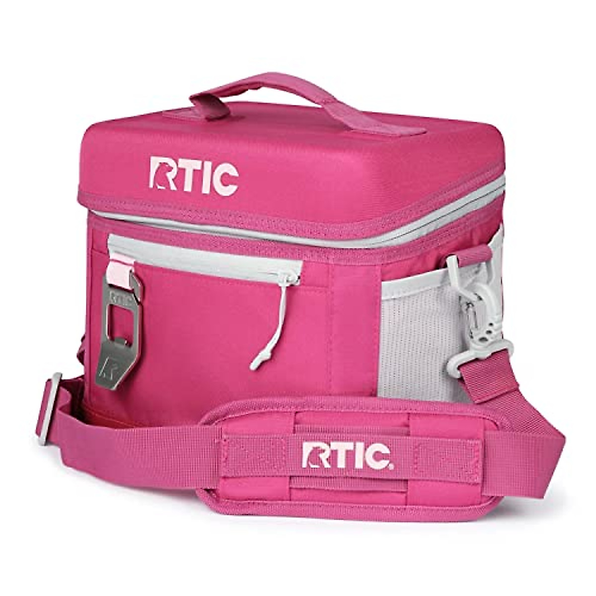RTIC 8 Can Everyday Cooler, Soft Sided Portable Insulated Cooling for Lunch, Beach, Drink, Beverage, Travel, Camping, Picnic, for Men and Women, Very Berry