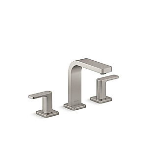 Kohler K-23484-4-BN Parallel Bathroom Sink Faucet, Vibrant Brushed Nickel