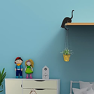 Artori Design Unique Banana Holder Balance Hook - Magic Hook for Hanging Plants Jackets Keys or Stylish Purse Hanger - Perfect for Kitchen Dorm Room Bedroom and Entryway for Home or Office (Cat)