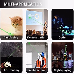 AYZUTQL High Power Laser Pointer Green Laser Pointer Rechargeable Laser Pointer High Power Burning Laser Pointer Pen Astronomy Lazer Pointer Pointer Laser High Power Green Laser Pointer