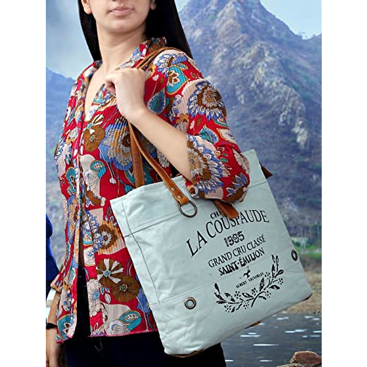 CLA La Couspaude Upcycled Canvas Tote Bag