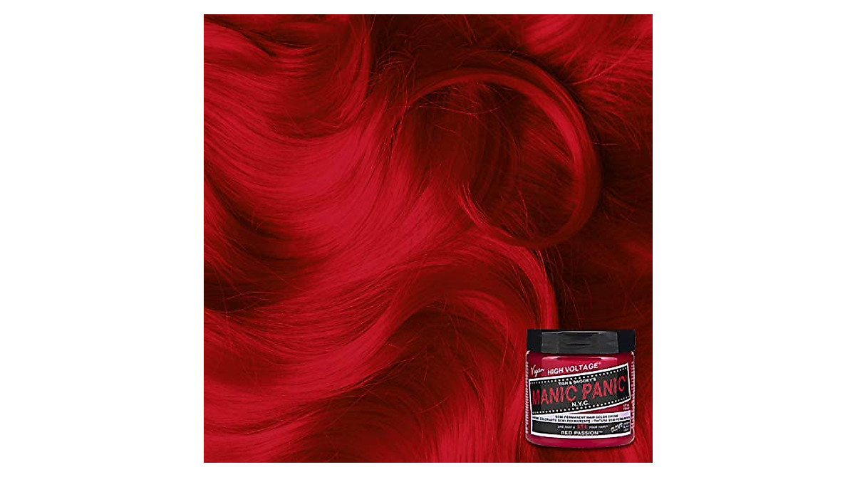 MANIC PANIC Red Passion Hair Dye - Vibrant Vegan Color