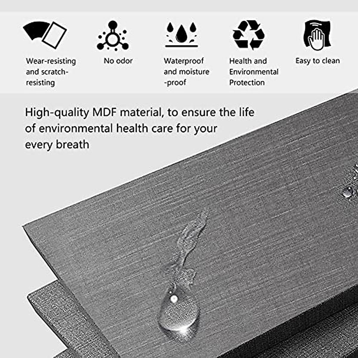 Vanity Desk,Make Vanity Set with Touch Screen Dimming Mirror, 3 Color Lighting Modes, Dressing Table with 3 Sliding Drawers, Modern Bedroom Makeup Table and Cushioned Stool Set for Women Girls