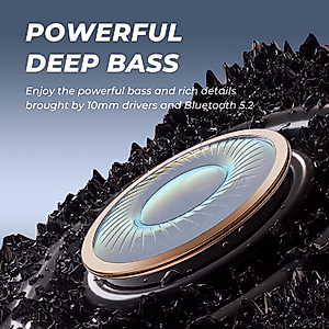 TONEMAC N20 Wireless Neckband Earphones Bluetooth 5.2 Earbuds IPX6 Waterproof, and 120H Playtime