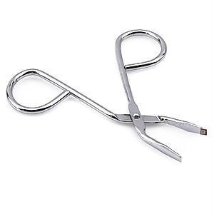 LZIYAN Stainless Steel Eyebrow Scissors Tweezers,Elbow Pliers Clip Scissors,Flat Tip Tweezers Hair Plucker