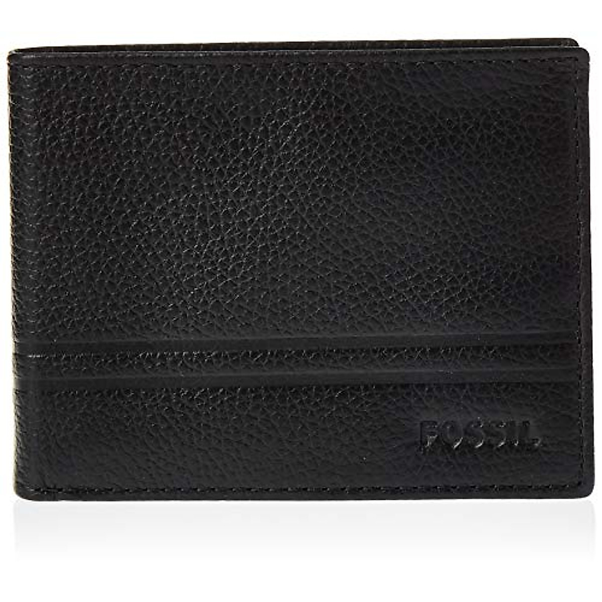 Fossil mens Wilder Flip Id Bifold Bi Fold Wallet, Wilder Black, One Size US