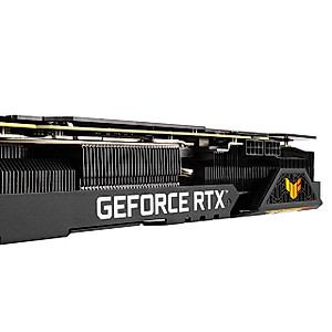 ASUS TUF Gaming NVIDIA GeForce RTX 3090 OC Edition Graphics Card- PCIe 4.0, 24GB GDDR6X, HDMI 2.1, DisplayPort 1.4a, Dual Ball Fan Bearings (Renewed)