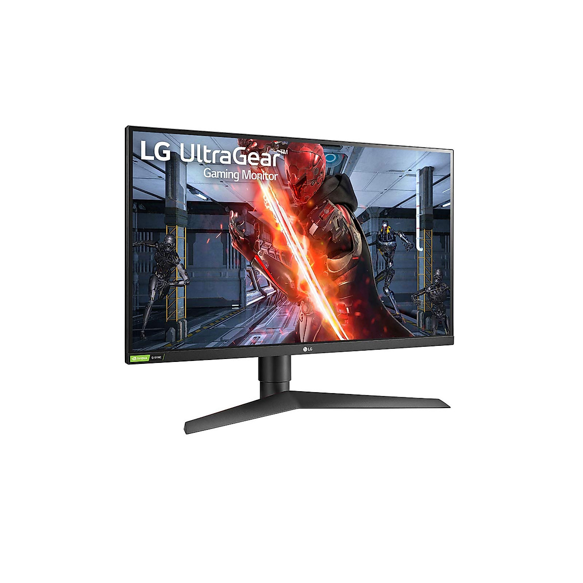 LG 27” 27GN75B-B HDR10 IPS FHD 1ms Ultragear™ Gaming Monitor with 240Hz Refresh Rate, Adaptive-Sync (FreeSync™) Technology & is Compatible with NVIDIA G-Sync®,Black