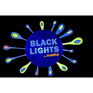 Sunlite 05645-SU CFL Black Light Bulb (BLB), Perfect for Halloween, Spiral Blacklight, 20 Watts, 120 Volts, Medium Base (E26), 463nm, UL Listed, 3 Count (Pack of 1)