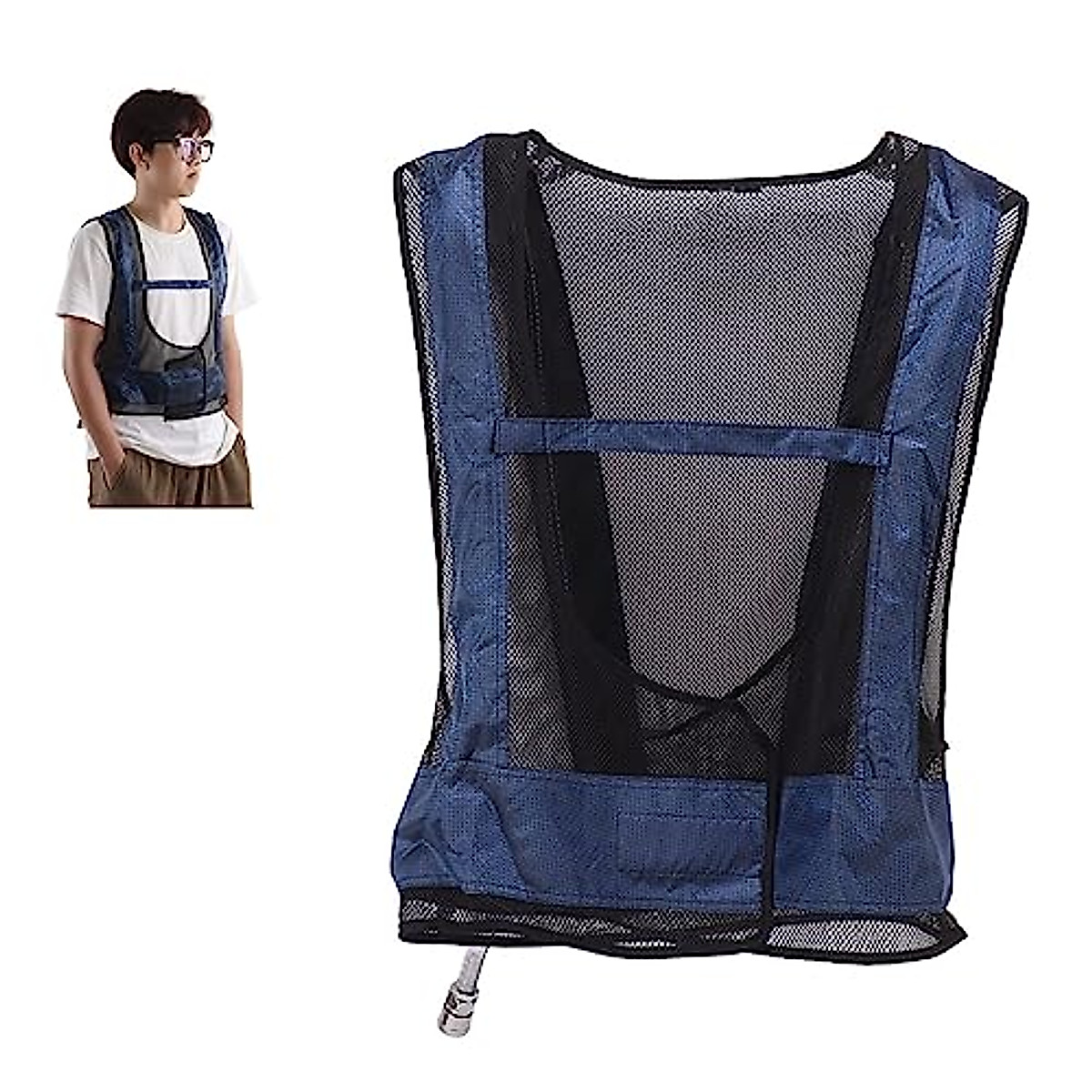 banapoy Air Conditioner Waistcoat, Welding Steel Air Compressed Cooling Vest Vortex Tube Air Conditioner Waistcoat, Adult Cooling Vest for Metallurgy Forging
