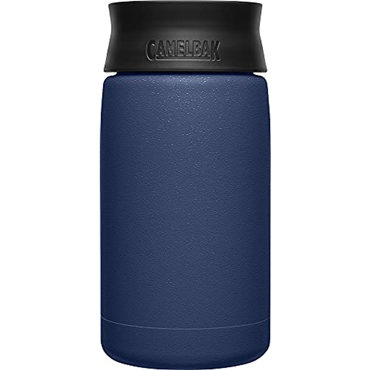 CamelBak Hot Cap Travel Mug, Insulated Stainless Steel, Perfect for taking coffee or tea on the go - Leak-Proof when closed - 12oz, Navy