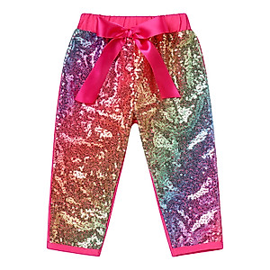 Melon Birthday Outfit Toddler Baby First 1st Birthday Girl Outfits Cake Smash Romper Rainbow Shiny Gold Sequin Long Leggings Pants Photoshoot Winter Fall Clothes Watermelon Themed Party Supply 1 Year