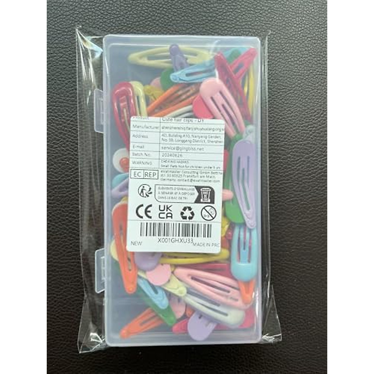 60Pcs Snap Hair Clips for Girls, Gingbiss 2 inch Silicone Coating Colorful Metal Hair Barrettes with Storage Case for Women Girls Kids, No Slip Hair Accessories for Hair, 10 Assorted Colors