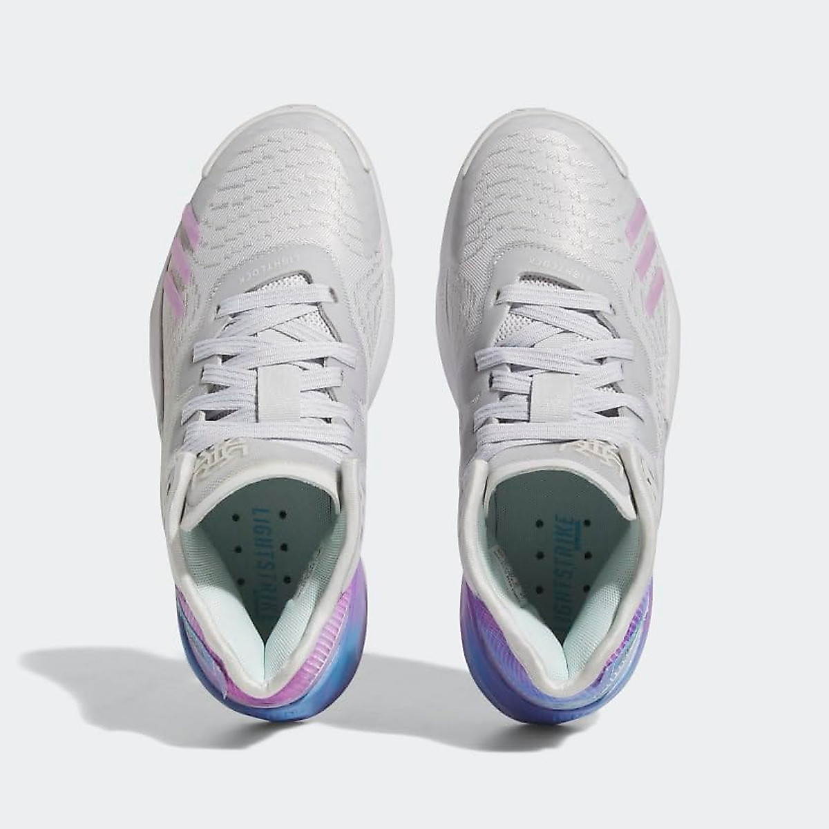 adidas D.O.N. Issue 4 Basketball Shoe, Dash Grey/Bliss Lilac/Grey, 6 US Unisex Big Kid