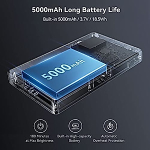 SmallRig RM120 5000mAh Camera Light Panel RGB Video Light Professional LED On Camera Video Light Portable Lights for Photography 2500K-8500K 98+ CRI Full Color for TikTok,Video Conference 3808