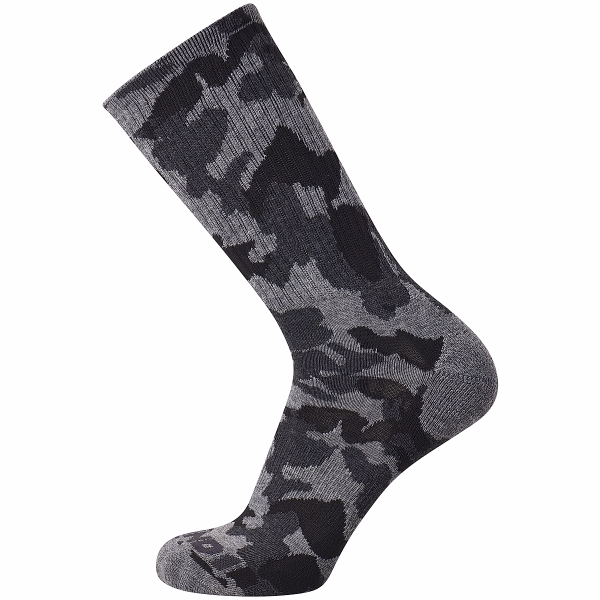 AND1 Men's Socks - Athletic Cushion Crew Socks (24 Pack), Size 6-12.5, Black Camo