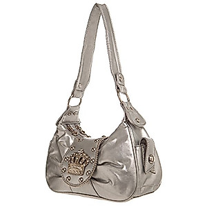 Handbags For All Crown Inspired Classic Hobo Shoulder Handbag