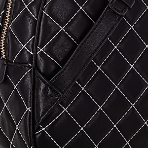 GUESS womens Cessily Backpack, Black Multi, one size US