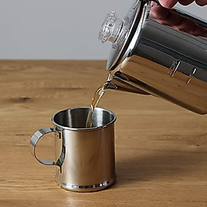 Captain Stag M-1225 18-8 Stainless Steel Percolator 3 Cup