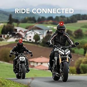 Sena Stryker Full Face Smart Helmet with Integrated Mesh and Bluetooth Communications, LED Taillight, and Sound by Harman Kardon, DOT (Matte Black, Medium)